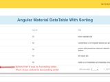 Angular Material Datatable With Angular 6 Part One
